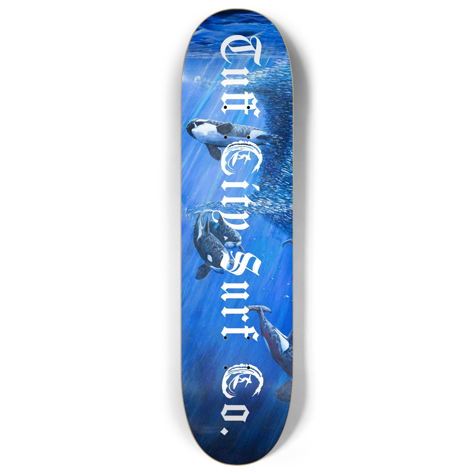 Tuff City Orca 8.0'' Skateboard – Oceans Edge